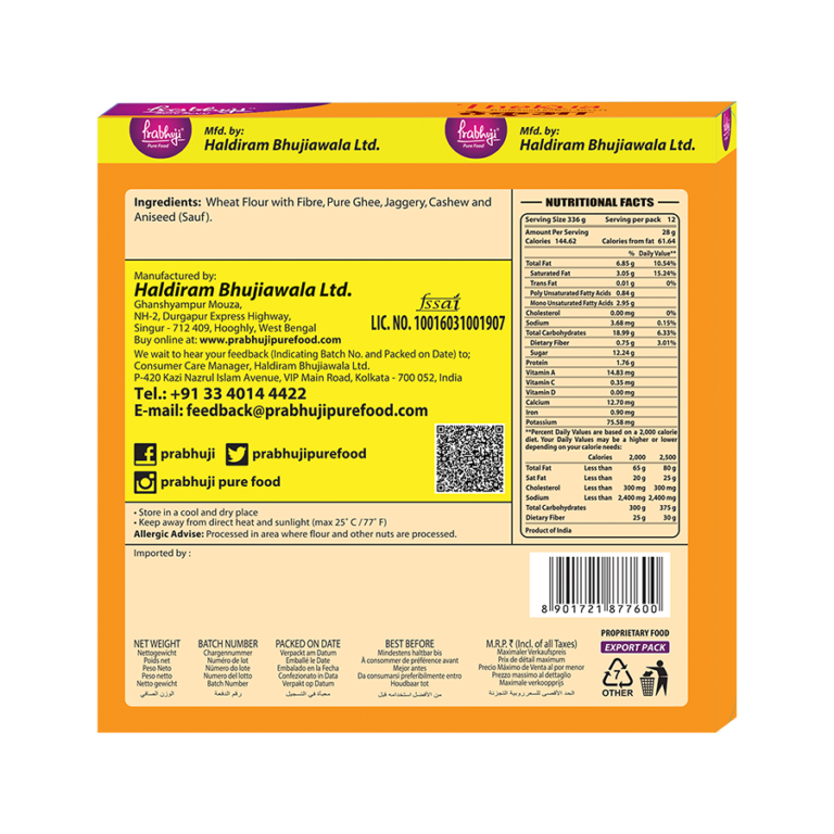 Buy Authentic Thekua Sweets Online - Prabhuji Pure Foods